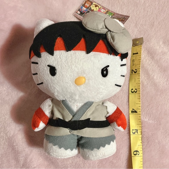 Hello Kitty | Toys | Sanrio X Street Fighter Hello Kitty Ryu Plush ...